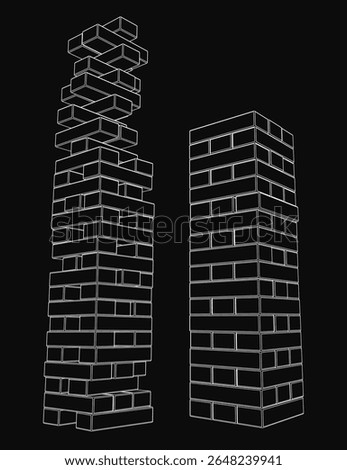 Jenga Drawing | Free download on ClipArtMag