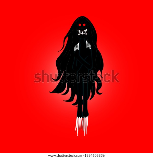 Jenglot Vector Black Magic Jenglot Character 库存矢量图（免版税）1884605836 ...