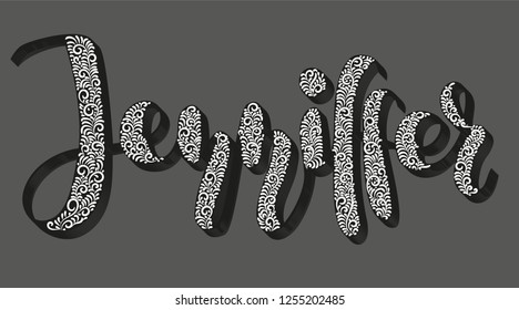 161 Jennifer Lettering Images, Stock Photos & Vectors | Shutterstock