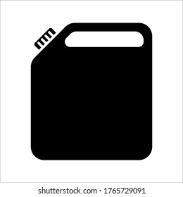 Jerry Can Icon Editable Gasoline Jerrycan Stock Vector (Royalty Free ...