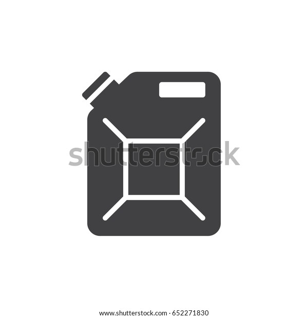 Jerrycan Canister Icon Vector Filled Flat 스톡 벡터(로열티 프리) 652271830 | Shutterstock