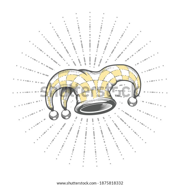 Jester Hat Fools Day Symbol Joker Stock Vector (Royalty Free ...