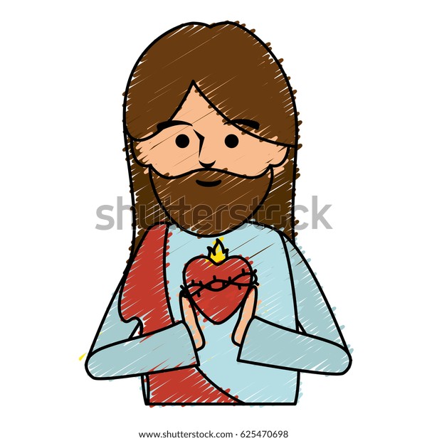 Jesus Christ Avatar Character Icon Stock Vector (Royalty Free ...