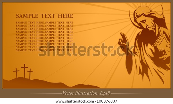 Jesus Christ Blessing Christianity Stock Vector (Royalty Free ...