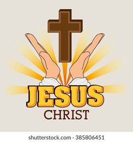 Jesus Christ Design Stock Vector (Royalty Free) 385806451
