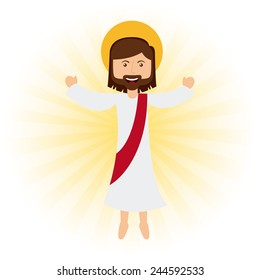 Jesus Christ Design Vector Illustration Eps10 Stock Vector (Royalty ...