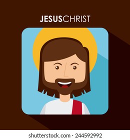 Jesus Christ Design Vector Illustration Eps10 Stock Vector (Royalty ...