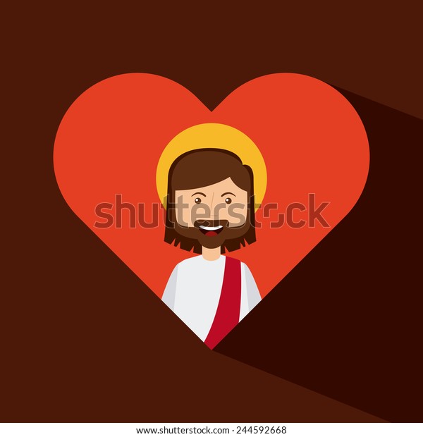 Jesus Christ Design Vector Illustration Eps10 Stock Vector (Royalty ...