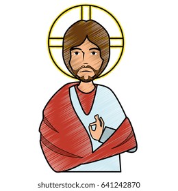 Jesus Christ Face Cartoon 스톡 벡터(로열티 프리) 641242870 | Shutterstock