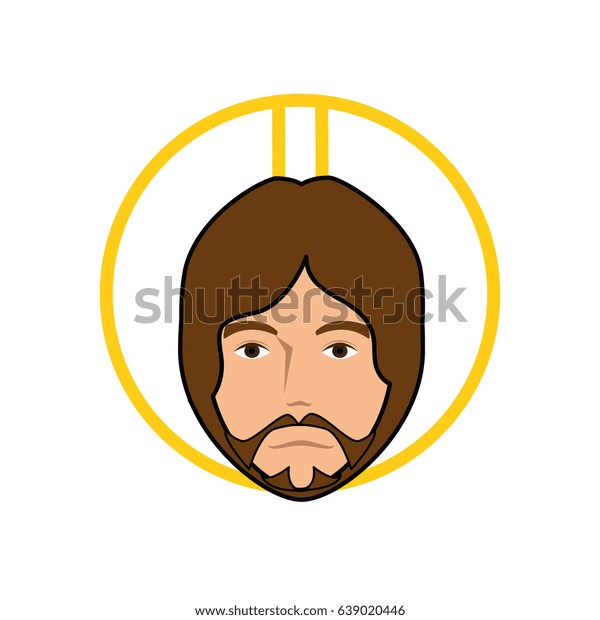 Jesus Christ Icon Stock Vector (Royalty Free) 639020446 | Shutterstock