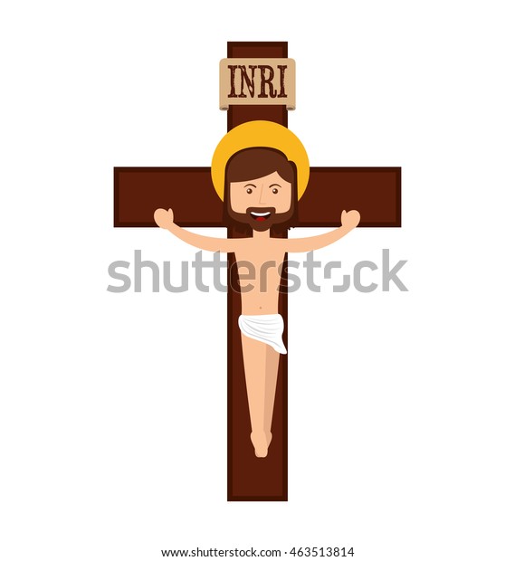Jesus Christ Man Icon Vector Isolated Stock Vector (Royalty Free ...