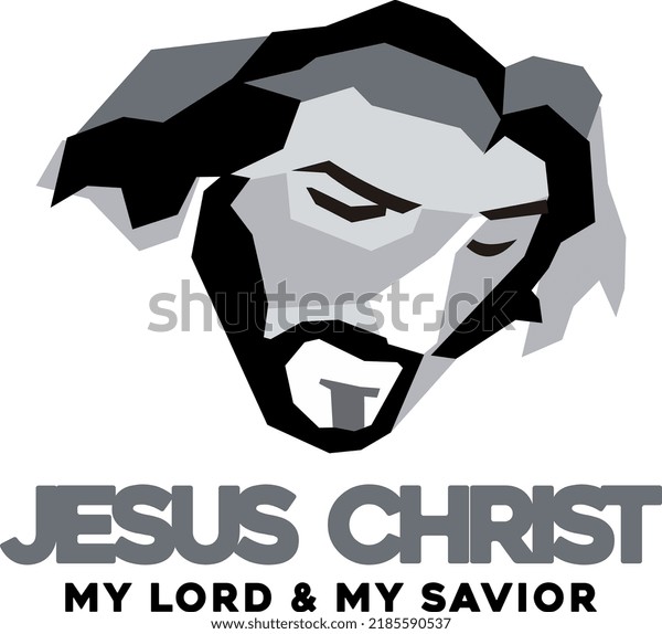Jesus Christ Vector Icon Christian Symbol: เวกเตอร์สต็อก (ปลอดค่า ...