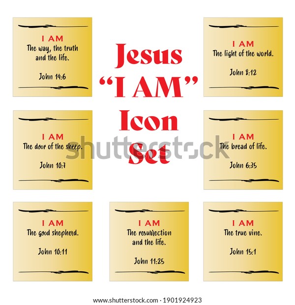 Jesus Posted Note Yellow Icon Set Stock Vector (Royalty Free ...