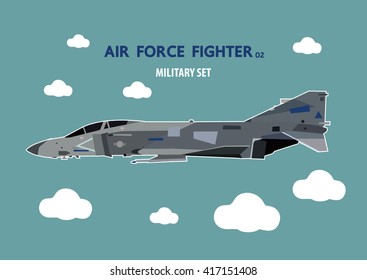 Jet Fighter Plane Side View Military: เวกเตอร์สต็อก (ปลอดค่าลิขสิทธิ์ ...