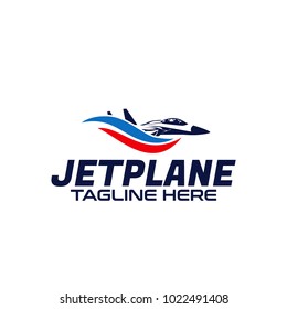 Jet Plane Logo Design Stock Vector (Royalty Free) 1022491408