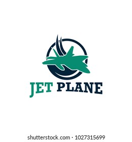 Jet Plane Logo Design Stock Vector (Royalty Free) 1027315699