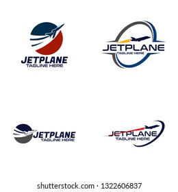 Jet Plane Logo Design Stock Vector (Royalty Free) 1322606837 | Shutterstock