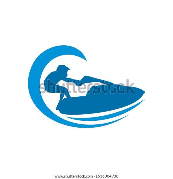 Jet Ski Logo Can Be Used Stock Vector (Royalty Free) 1636004938