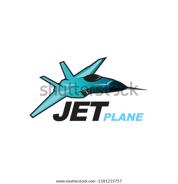 Jet Symbol Logo Design Vector Template Stock Vector (Royalty Free ...