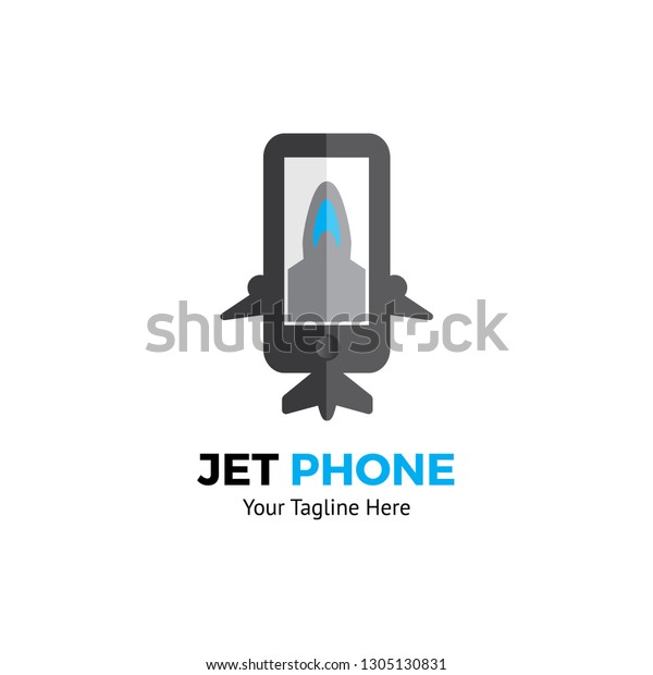 Jetphone Logo Template Stock Vector (Royalty Free) 1305130831 ...