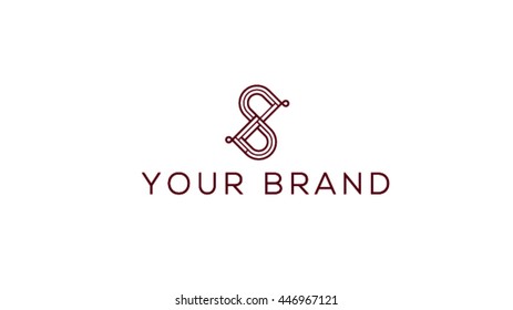 Jewellery Vector Logo Template Silversmith Brand Stock Vector (Royalty ...