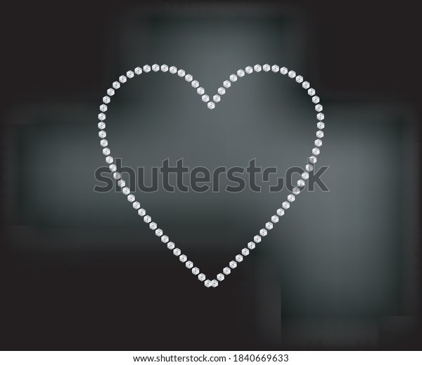 Jewelry Logo Design Vector Heart Shaped Stock Vector (Royalty Free ...