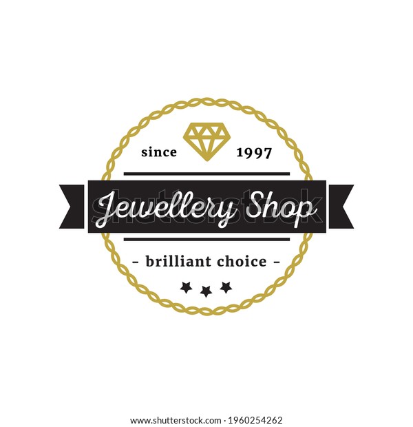 Jewelry Shop Logo Design Vector Stock Vector (Royalty Free) 1960254262 ...