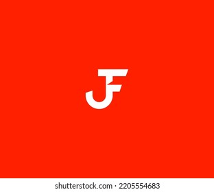 Jf Fj Letter Logo Vector Template Stock Vector (Royalty Free ...