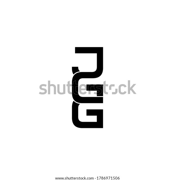 Jgg Letter Original Monogram Logo Design Stock Vector (Royalty Free ...