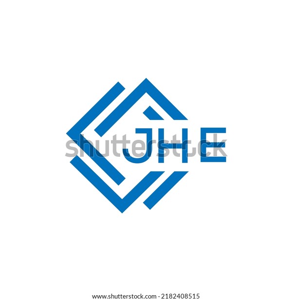 Jhe Letter Logo Design On White Stock Vector (Royalty Free) 2182408515 ...