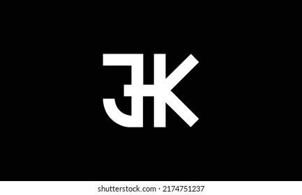 Jhk Letter Original Monogram Logo Design Stock Vector (Royalty Free ...