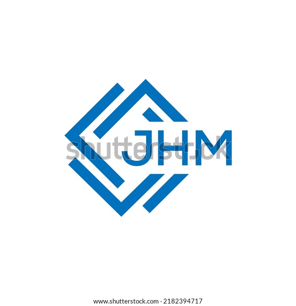 Jhm Letter Logo Design On White Stock Vector (Royalty Free) 2182394717 ...