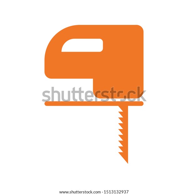 Jig Saw Icon Vector Power Tool Stock Vector (Royalty Free) 1513132937 ...