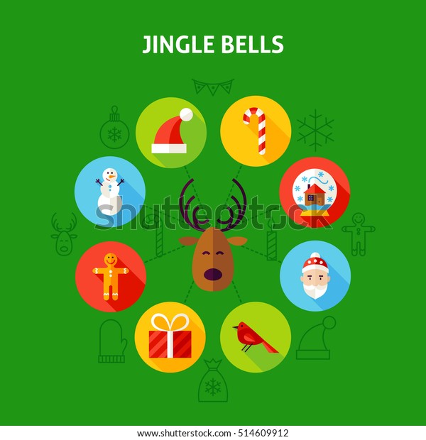 Jingle Bells Infographic Concept Vector Illustration 库存矢量图（免版税 ...