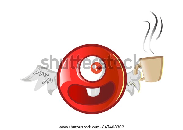 Jio Emoji Having Tea Vector Illustration Stock Vector (Royalty Free ...