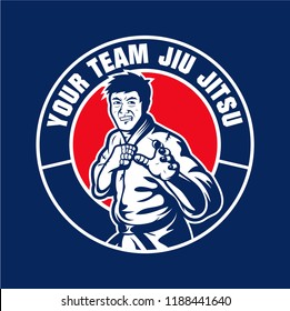 Jiu Jitsu Logo Design Stock Vector (Royalty Free) 1188441640 | Shutterstock