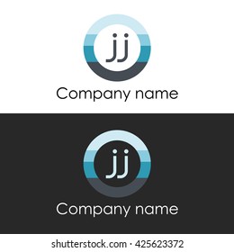 Jj Letter Circle Shape Icon Logo Stock Vector (Royalty Free) 425623372 ...