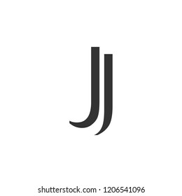 Jj Letter Vector Logo Stock Vector (Royalty Free) 1206541096 | Shutterstock