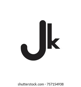 Jk Letter Logo Design Vector Stock Vector (Royalty Free) 757154938 ...