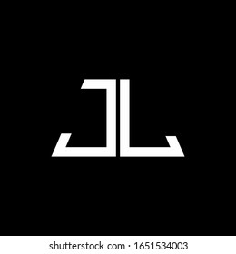 Jl Logo Abstract Monogram Isolated On Stock Vector (Royalty Free ...