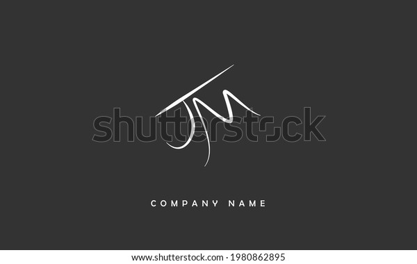 Jm Mj Alphabets Letters Logo Monogram Stock Vector (Royalty Free ...