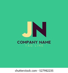 Jn Logo Stock Vector (Royalty Free) 527982235 | Shutterstock