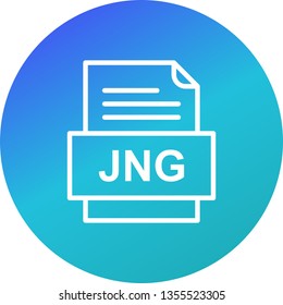 Jng File Document Icon Stock Vector (Royalty Free) 1355699783 ...