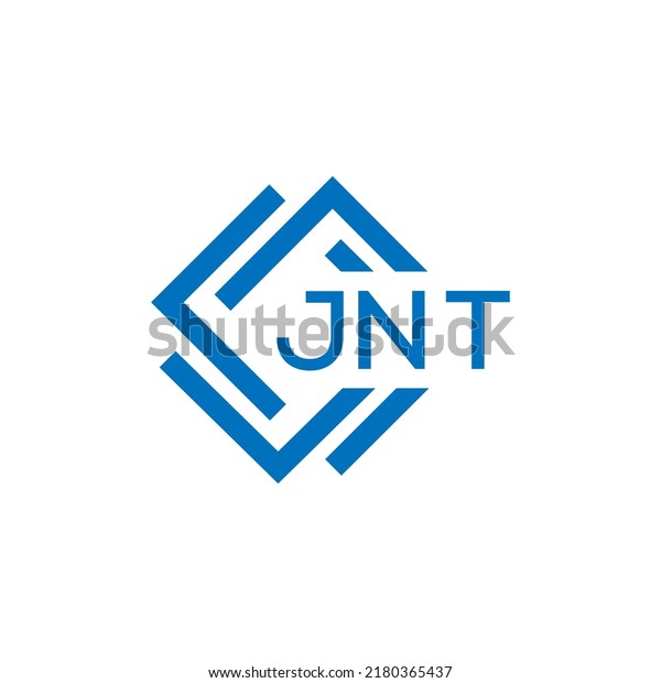 Jnt Letter Logo Design On White Stock Vector (Royalty Free) 2180365437 ...