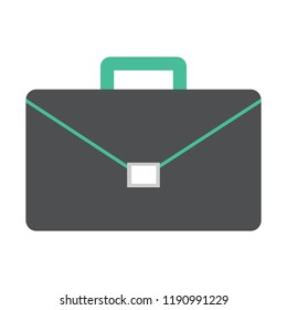 Job Bag Vector Flat Icon Stock Vector (Royalty Free) 1190991229 ...