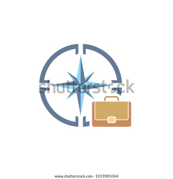 Job Compass Logo Icon Design Stock Vector (Royalty Free) 1019085064 ...
