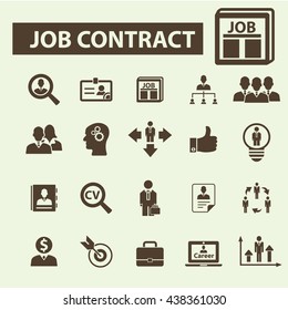 Vektor Stok Human Resource Management Icons Company Icons (Tanpa ...