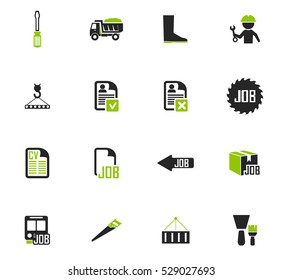 Job Icon Set Web Sites User Stock Vector (Royalty Free) 529027693 ...