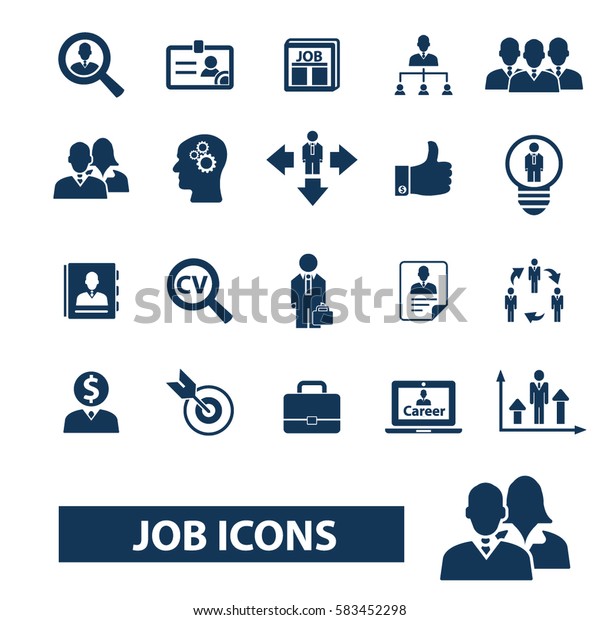 Job Icons Stock Vector (Royalty Free) 583452298