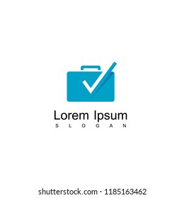 Job Check Logo Design Template Stock Vector (Royalty Free) 1553236157